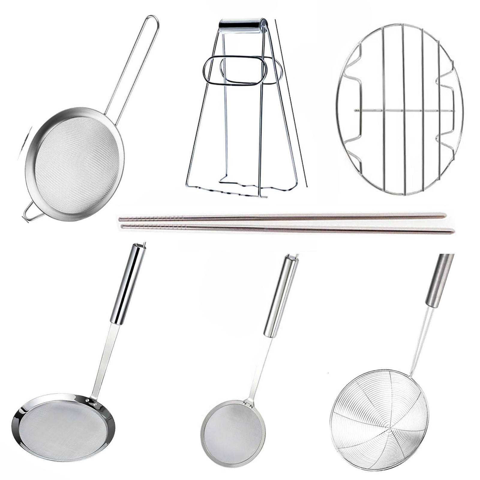 Chinese Cooking Utensil Set (7 Pieces) – Curated Kitchenware